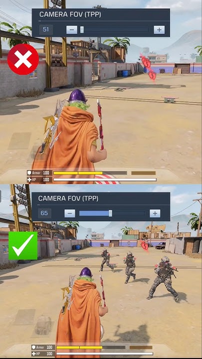 Best Camera FOV (TPP) In CODM BR Pro Setting #shorts #codm - YouTube