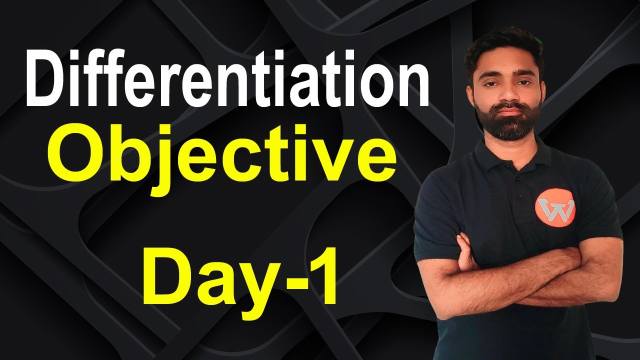 Differentiation Objective Day-1 आजतक बिहार बोर्ड मे सभी पूछा गया # ...