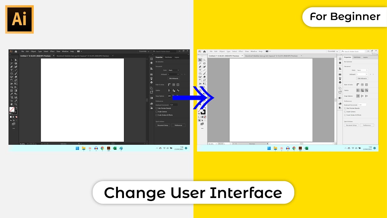 Make Your Adobe Illustrator Look Different - YouTube