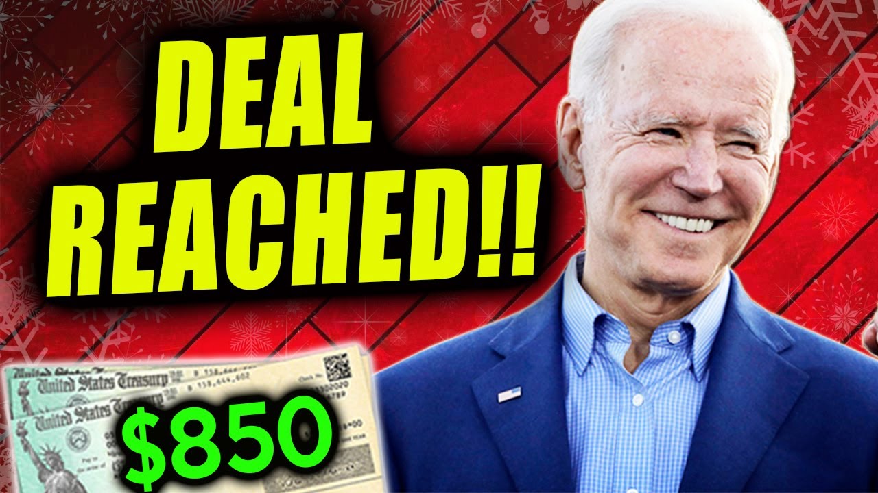 NEW DEAL REACHED! $850 CHECKS THIS SUMMER! Fourth Stimulus Package ...