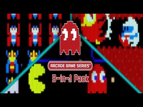 3 CLASSIC ARCADE GAMES | Galaga, Dig Dug and Pac-Man - YouTube