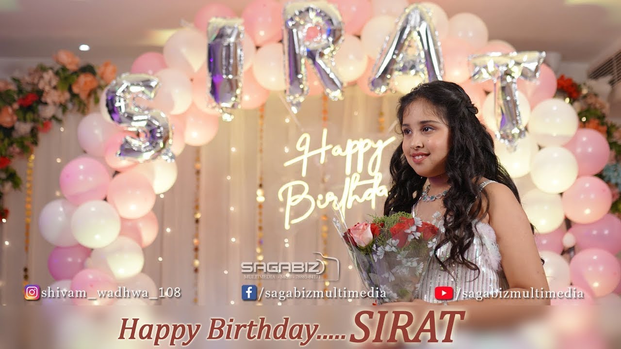 SIRAT 10th BIRTHDAY HIGHLIGHT 2023 4K | SHIVAM PHOTOGRAPHY PHAGWARA ...