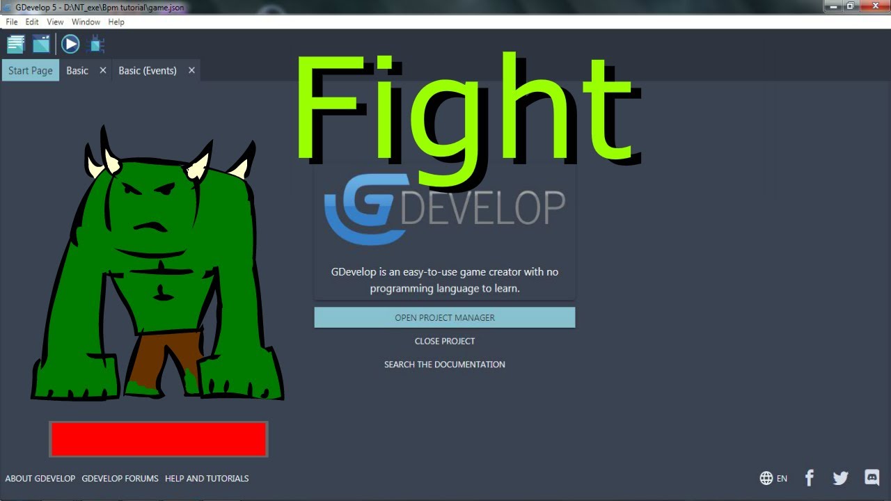 Clicker in Gdevelop 5 Fighting - YouTube