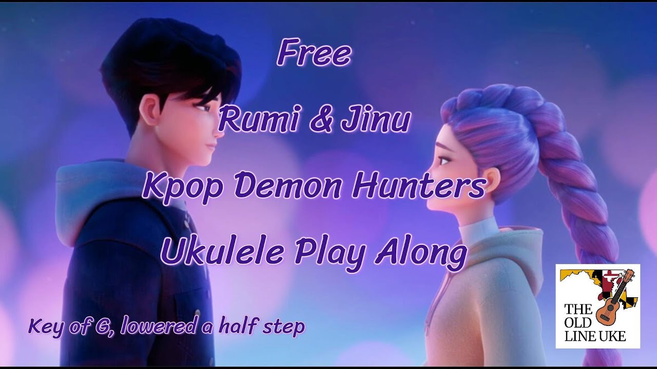 Free - Kpop Demon Hunters Ukulele Play Along - YouTube