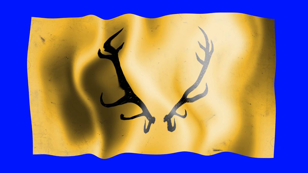 Game of Thrones - House Baratheon Waving Flag - YouTube