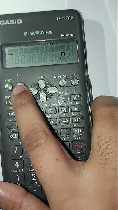 polynomial and linear equation solve kaise kre in calculator || Casio ...