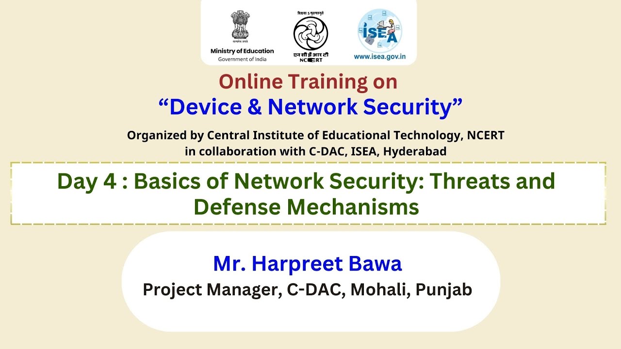 Day 4 : Basics of Network Security: Threats and Defense Mechanisms ...
