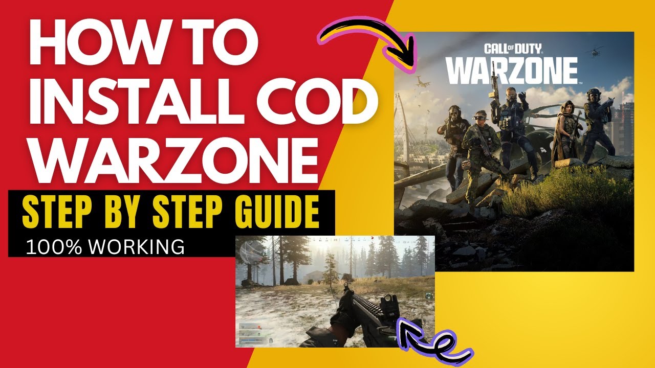 how to install COD warzone for free - YouTube