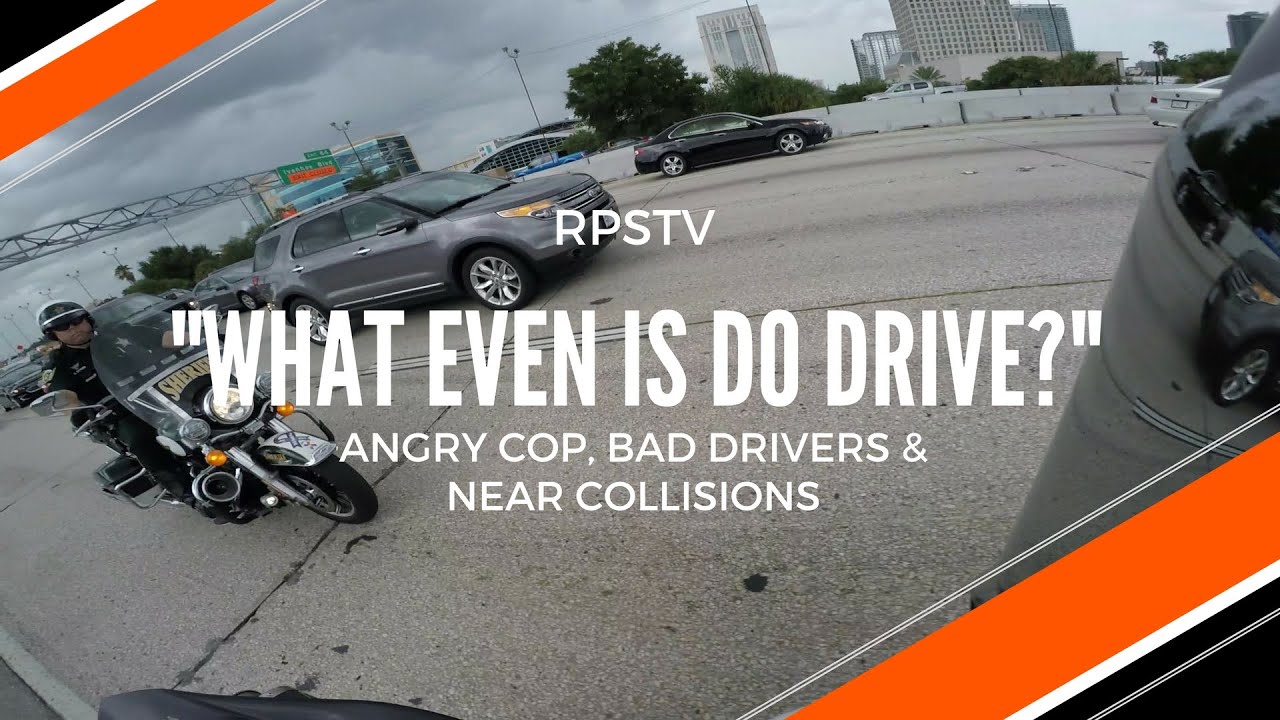 Why so angry cop?! Bad drivers, Gear talk, Near Collisions + Epidemic ...