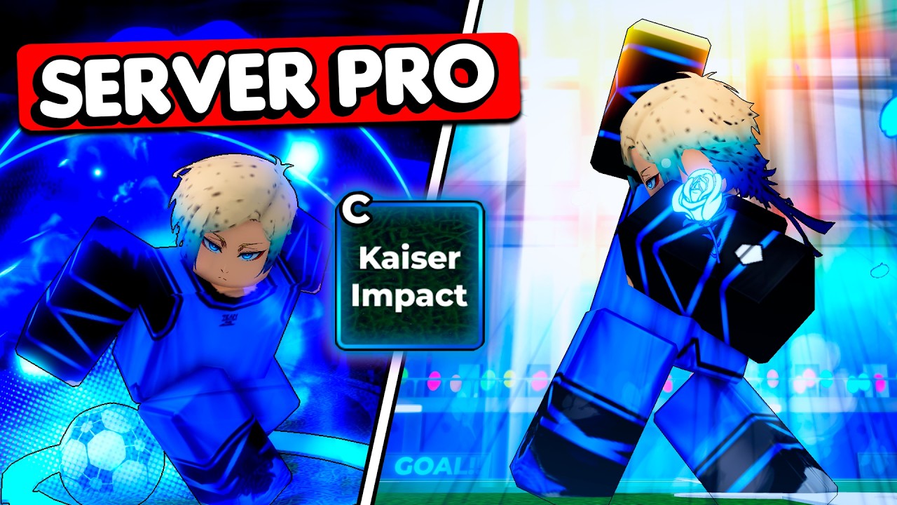 BLUE LOCK RIVALS: KAISER WORLD CLASS VS SERVIDOR PRO NA NOVA UPDATE ...