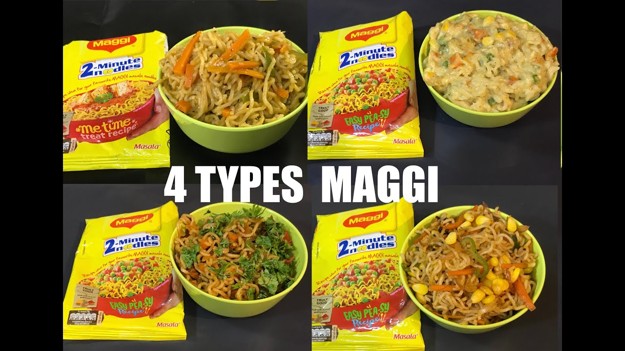 4 Most Unique Types of Maggi | maggi Chettinad Italian style maggi ...