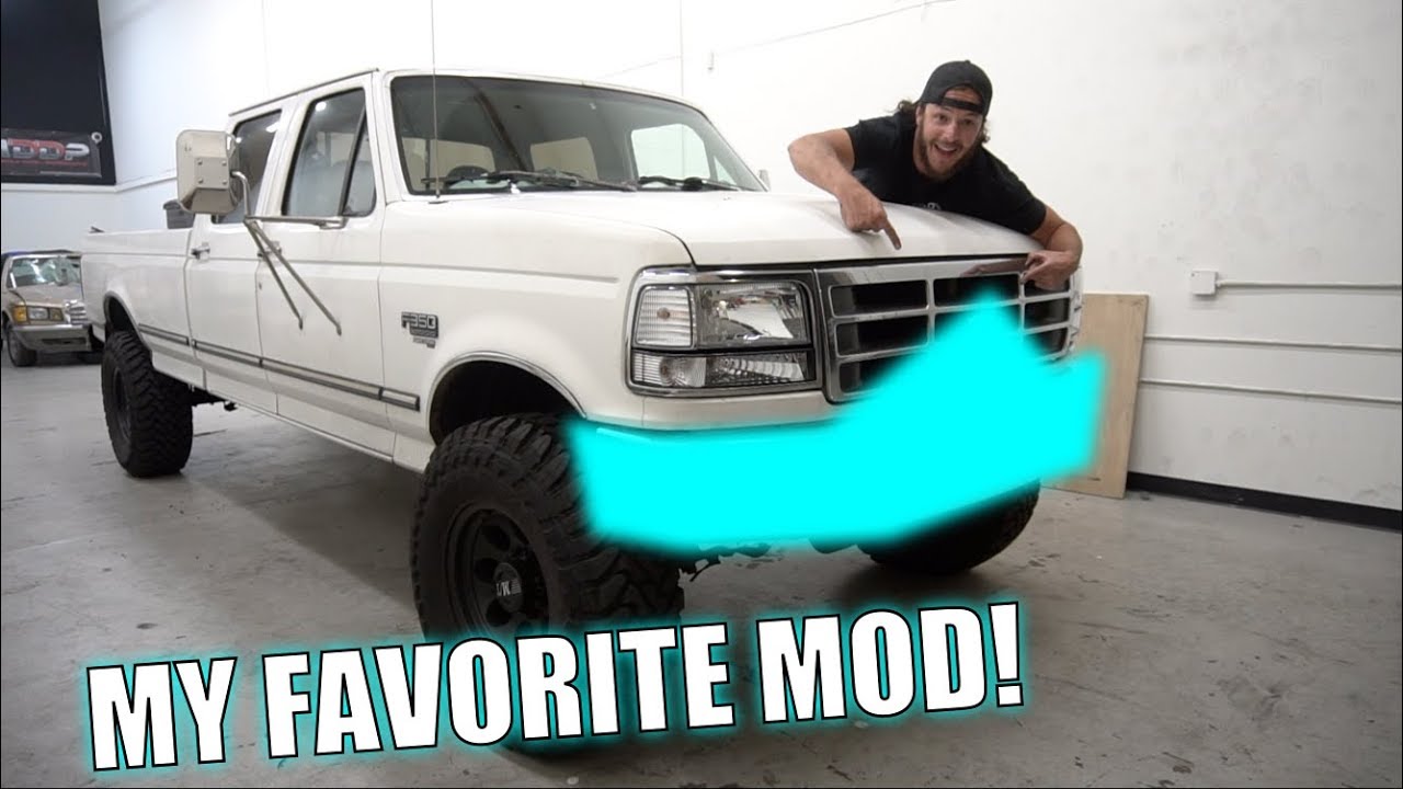 HUGE MODERN BUMPER UPGRADE FOR THE OBS F350! - YouTube
