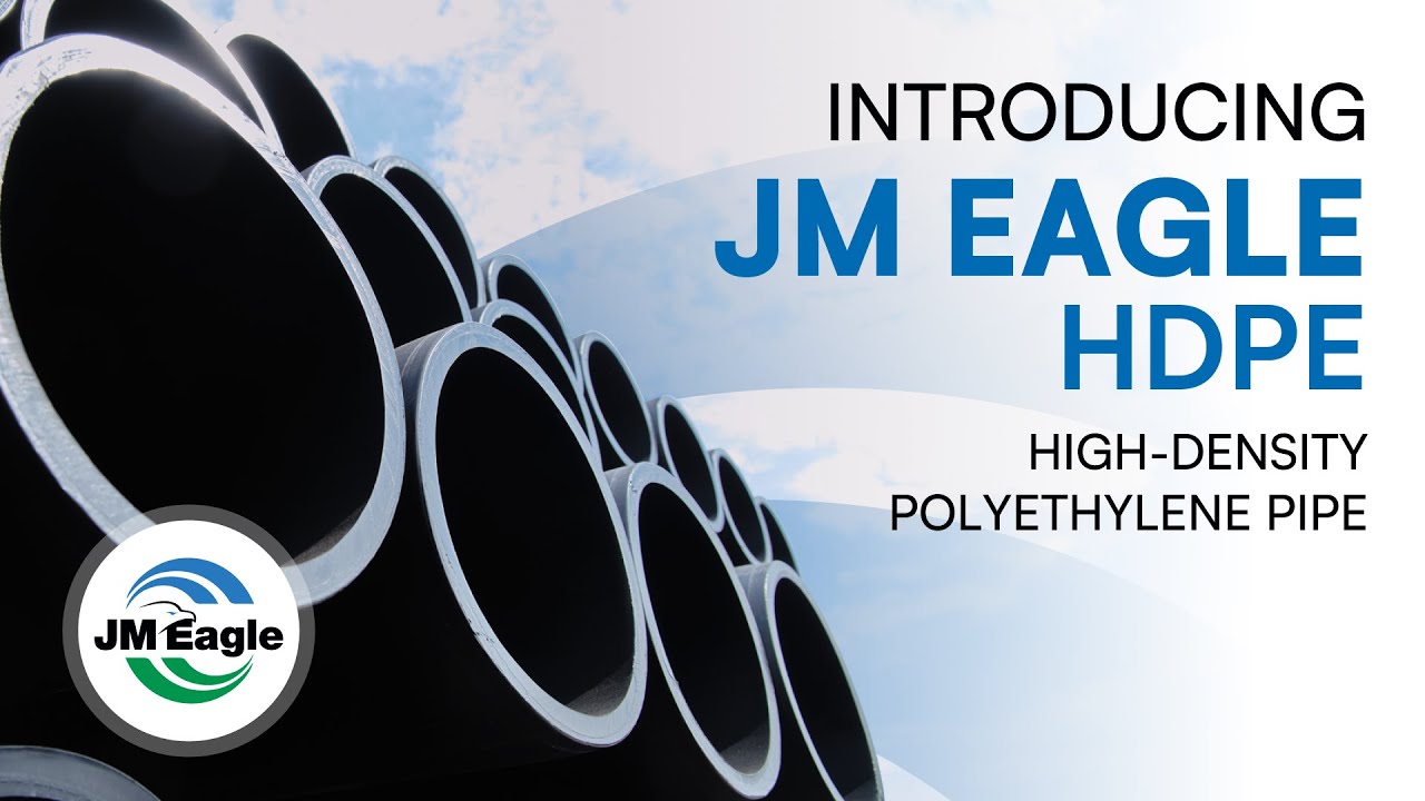 Introducing JM Eagle's HDPE (High-Density Polyethylene) Pipe - YouTube