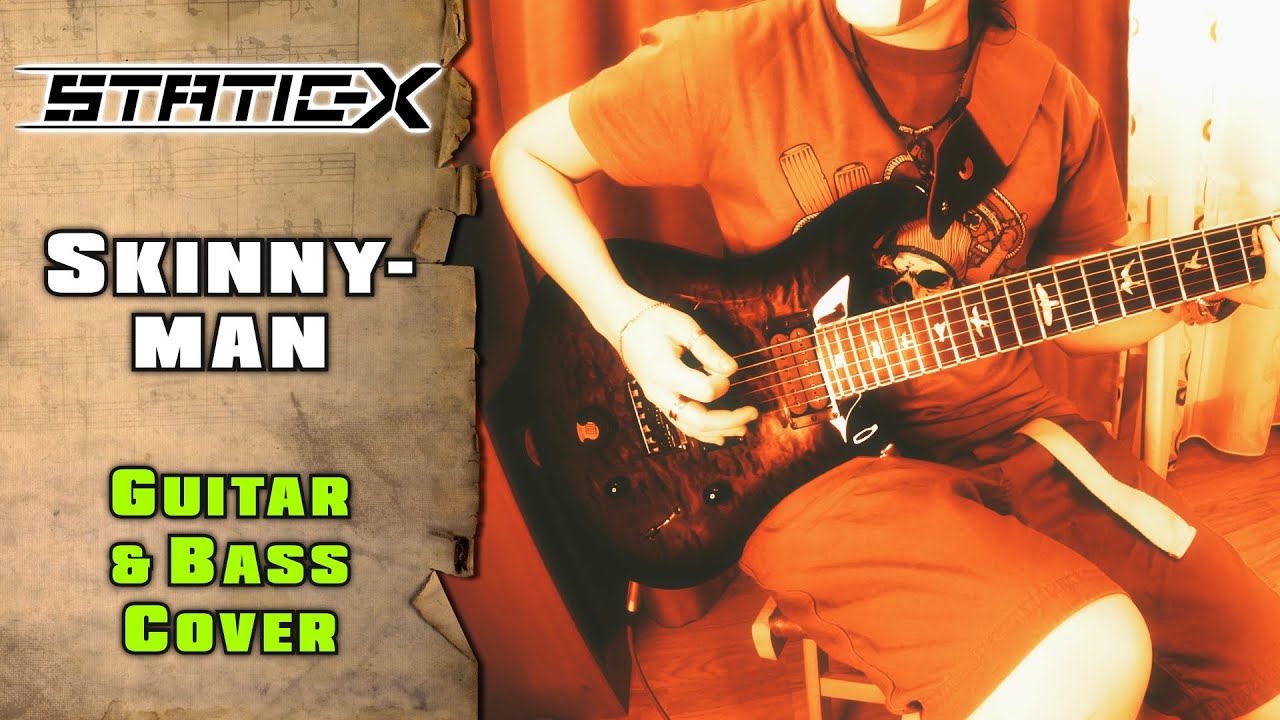 Static-X - Skinnyman | guitar & bass cover + tab | mike KidLazy - YouTube