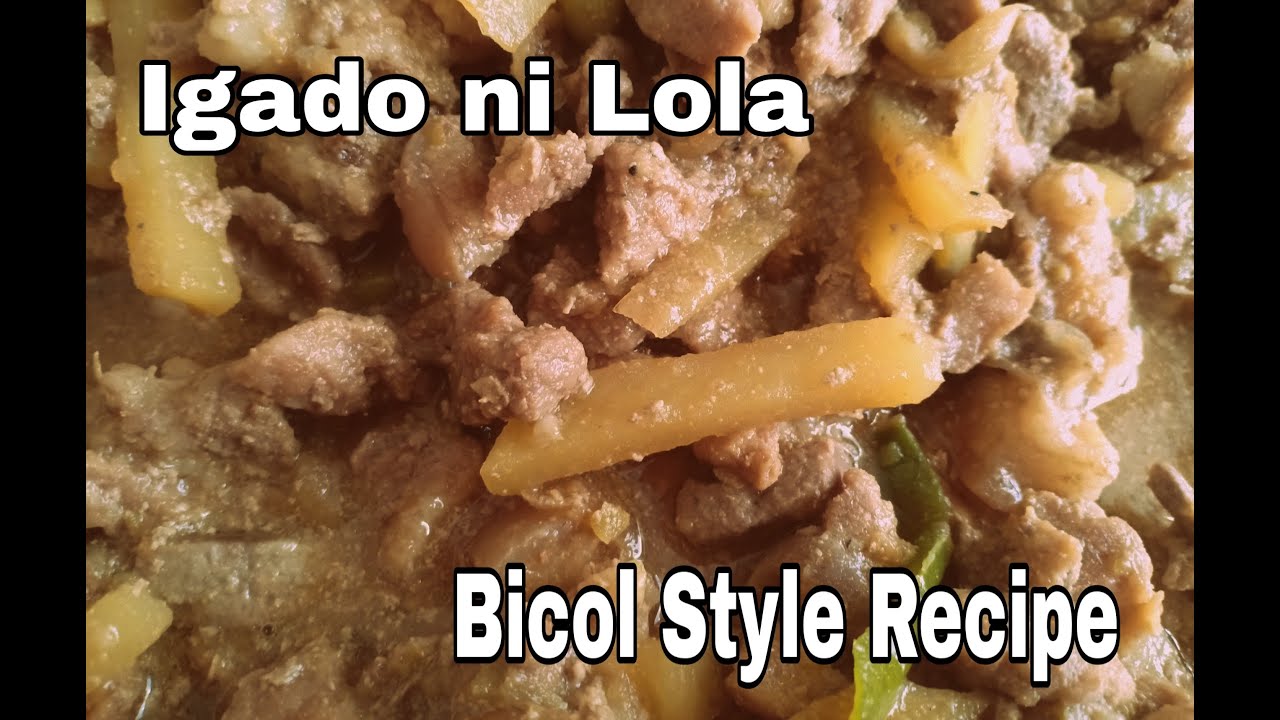 Special Igado ni Lola || Authentic Bicolano Style Recipe - YouTube