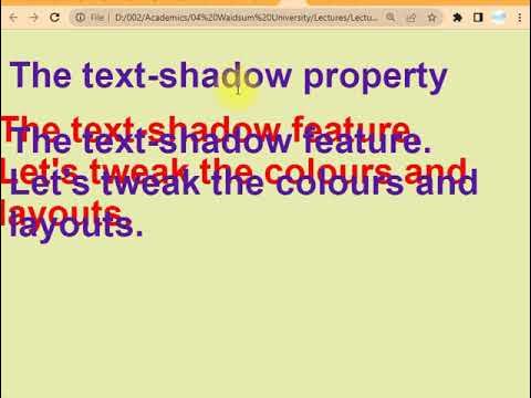 Chapter 5 Part 3 Basics of Web Design Graphics & Text Styling Basics by Ife Aanu - YouTube