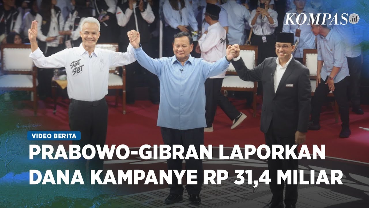 Laporan Awal Dana Kampanye Pasangan Prabowo Gibran Paling Besar Youtube
