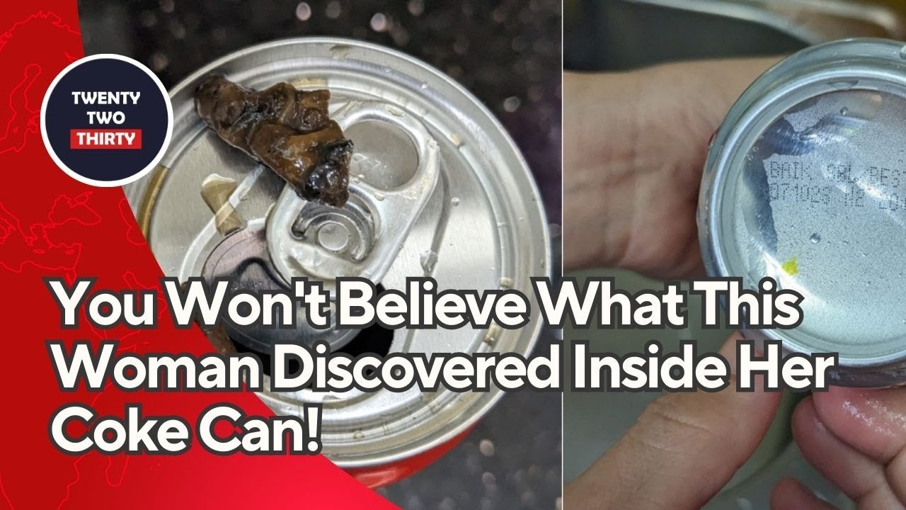You Won't Believe What This Woman Discovered Inside Her Coke Can! - YouTube