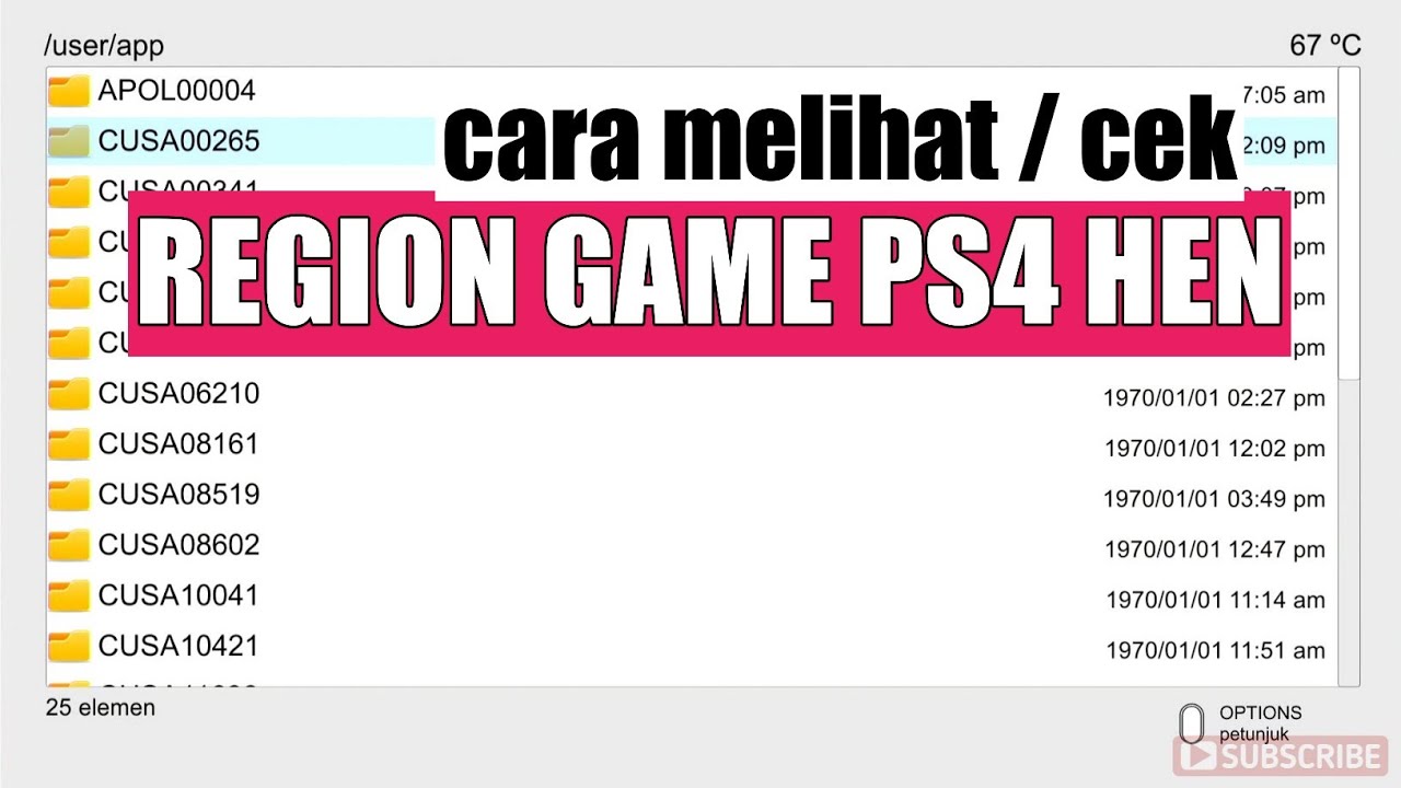 CARA CEK REGION GAME_PS4 - YouTube