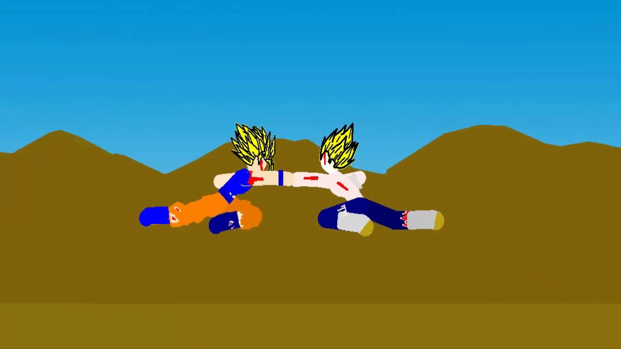 Pivot animator "Goku Vs Vegeta" -Pivot DBS - YouTube