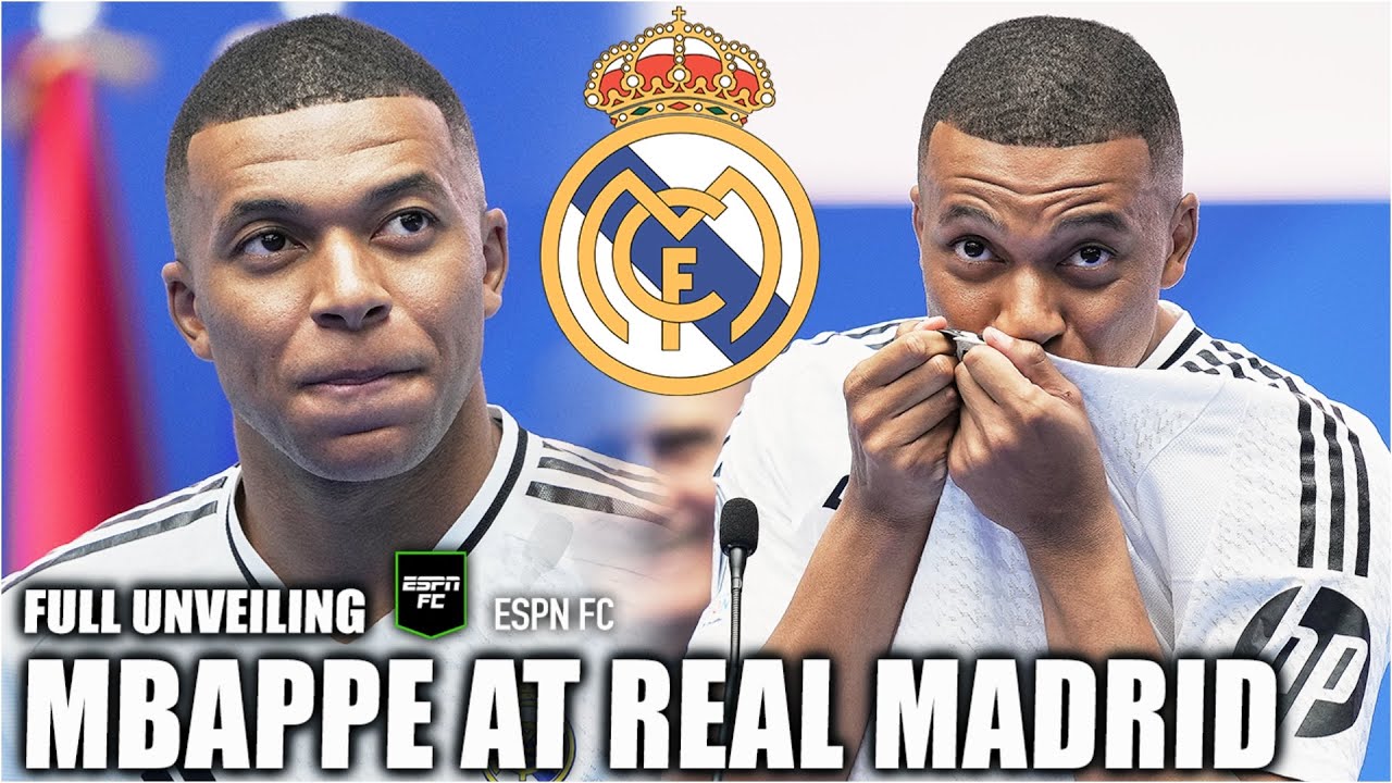 ⭐️ THIS HAS BEEN MY DREAM! ⭐️ Kylian Mbappe’s Real Madrid UNVEILING ...