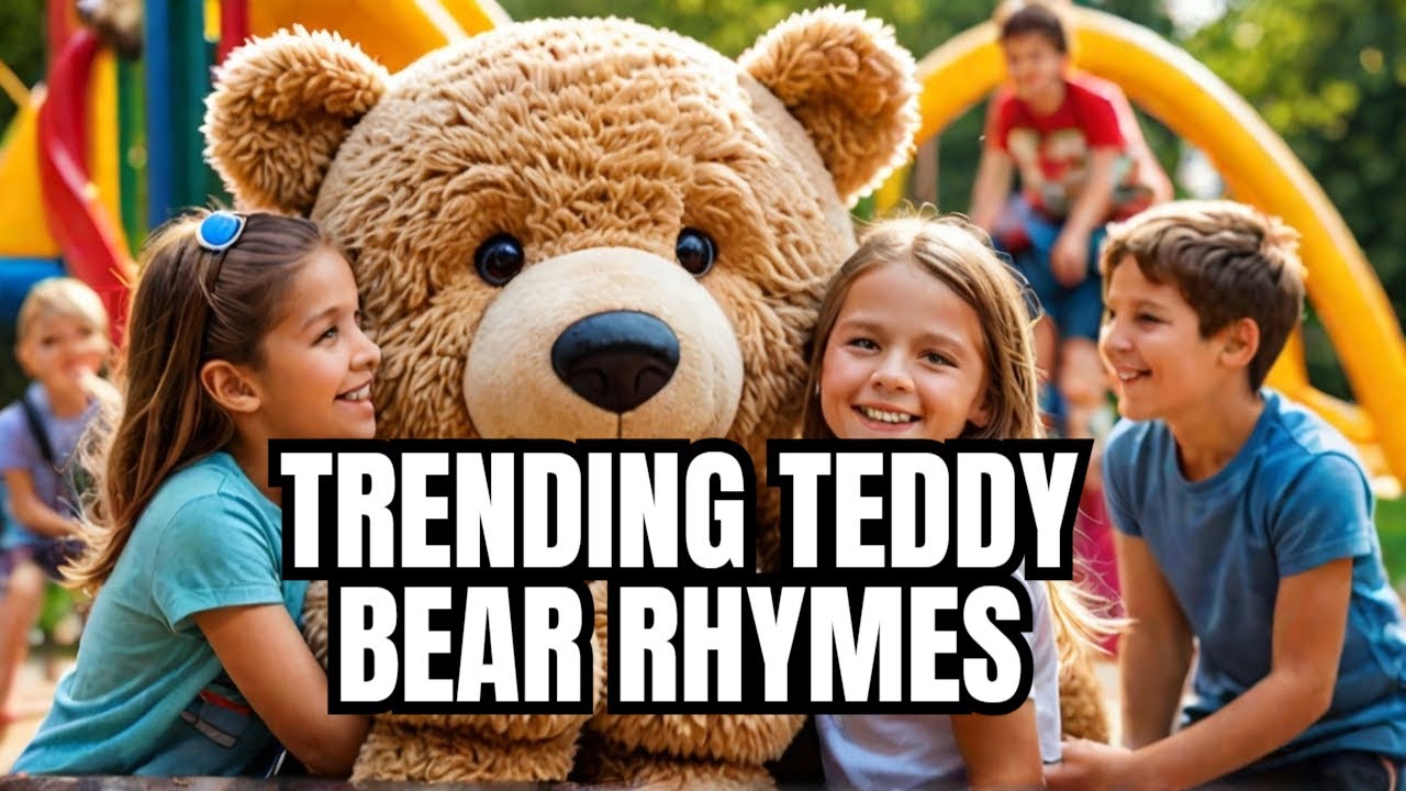 Teddy Bear Rhyme 🧸 | Fun & Educational Nursery Rhyme for Kids | Sing ...