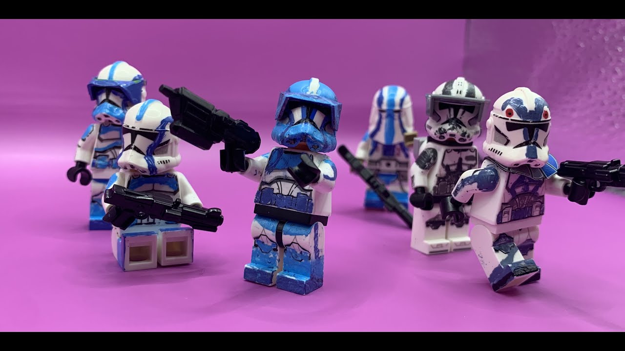 My custom painted clone collection - YouTube