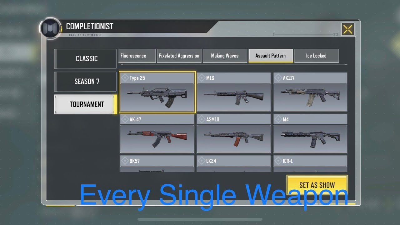 How I Unlocked Assault Pattern For Every Weapon in Call of Duty Mobile ...