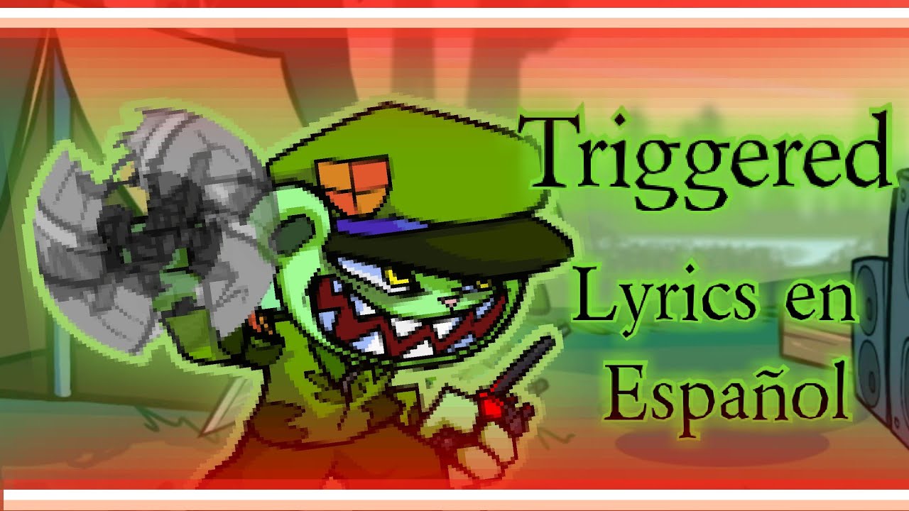 TRIGGERED - Lyrics en Español - Fnf Flipped Out! | Vs Flippy // @BamB1 ...