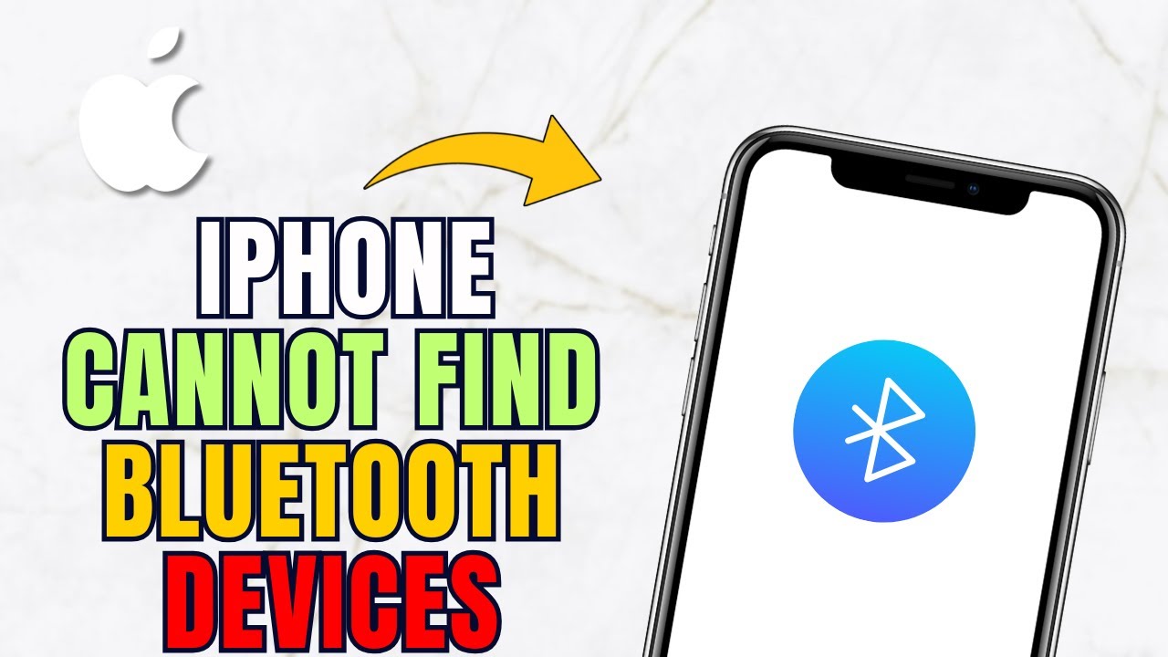 Fix iPhone Cannot Find Bluetooth Devices - YouTube