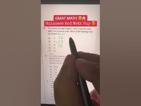 GMAT MATH - YouTube