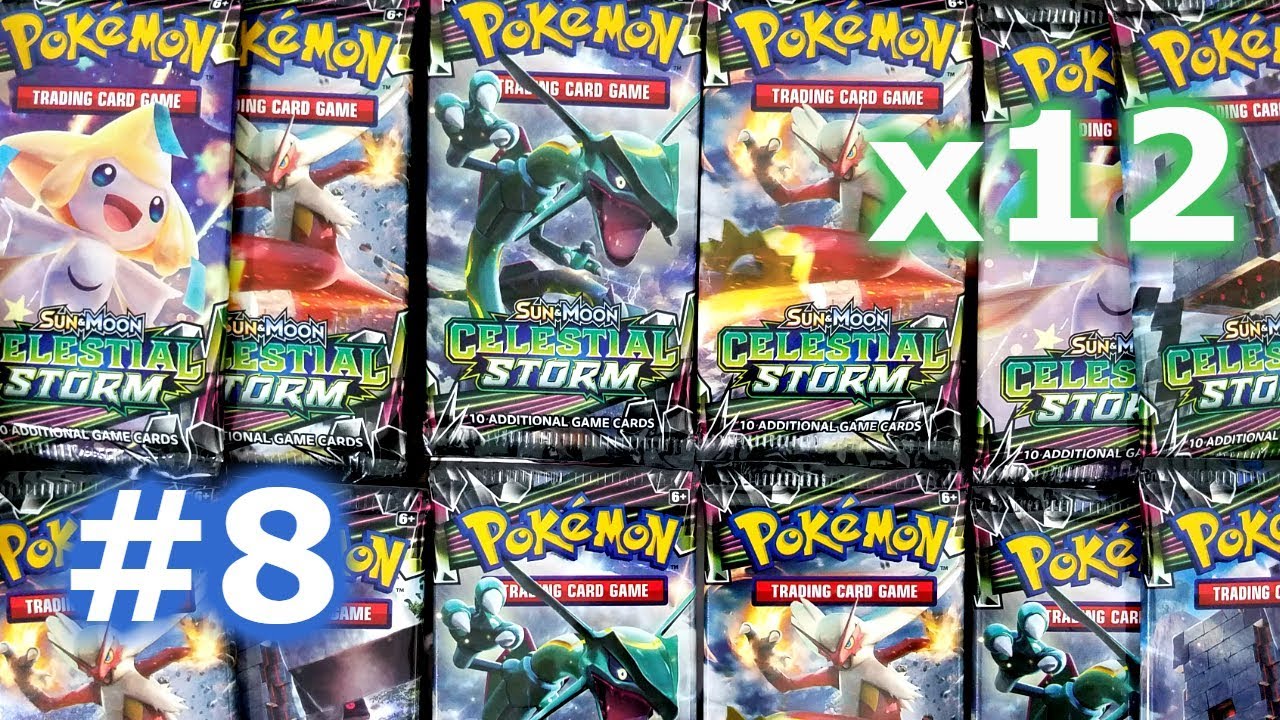 Pokemon Celestial Storm Booster Pack Opening | 12 Packs #8 - YouTube