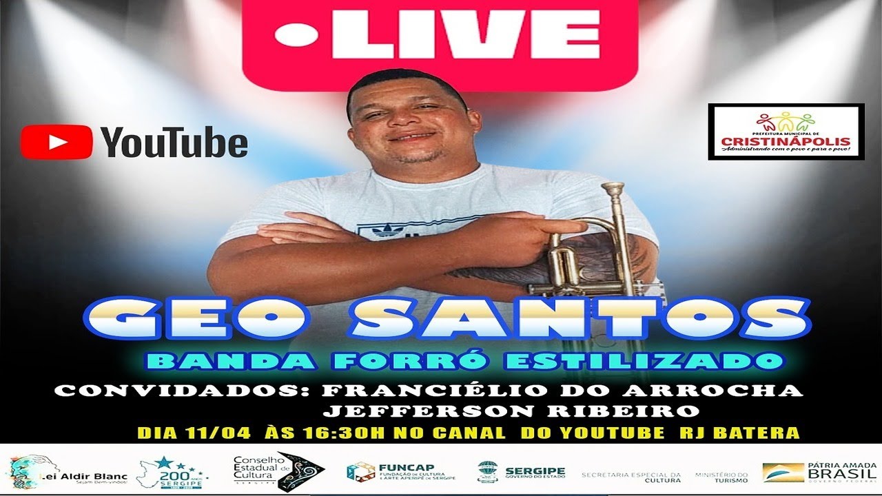Geo Santos e Banda Forró Estilizado - YouTube