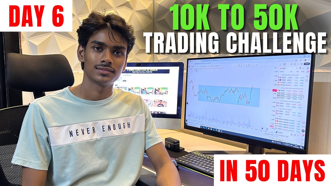 (Day 6) 10k To 50k Trading Challenge In 50 Days || Fund Master - YouTube