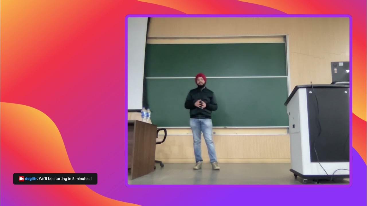 Compilers, Machine Learning and Open source Talk | Gangandeep Singh | DSG IITR - YouTube