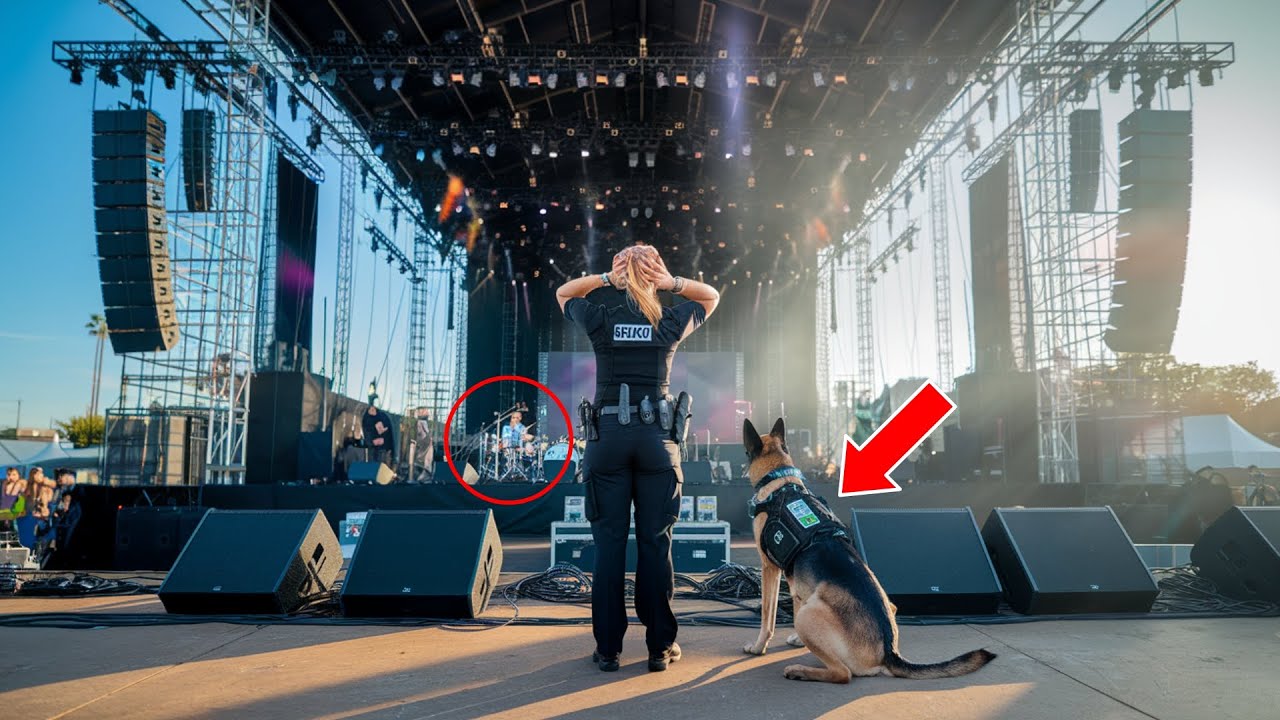 Un perro sube al escenario con la policía en SXSW, nota algo extraño y ...