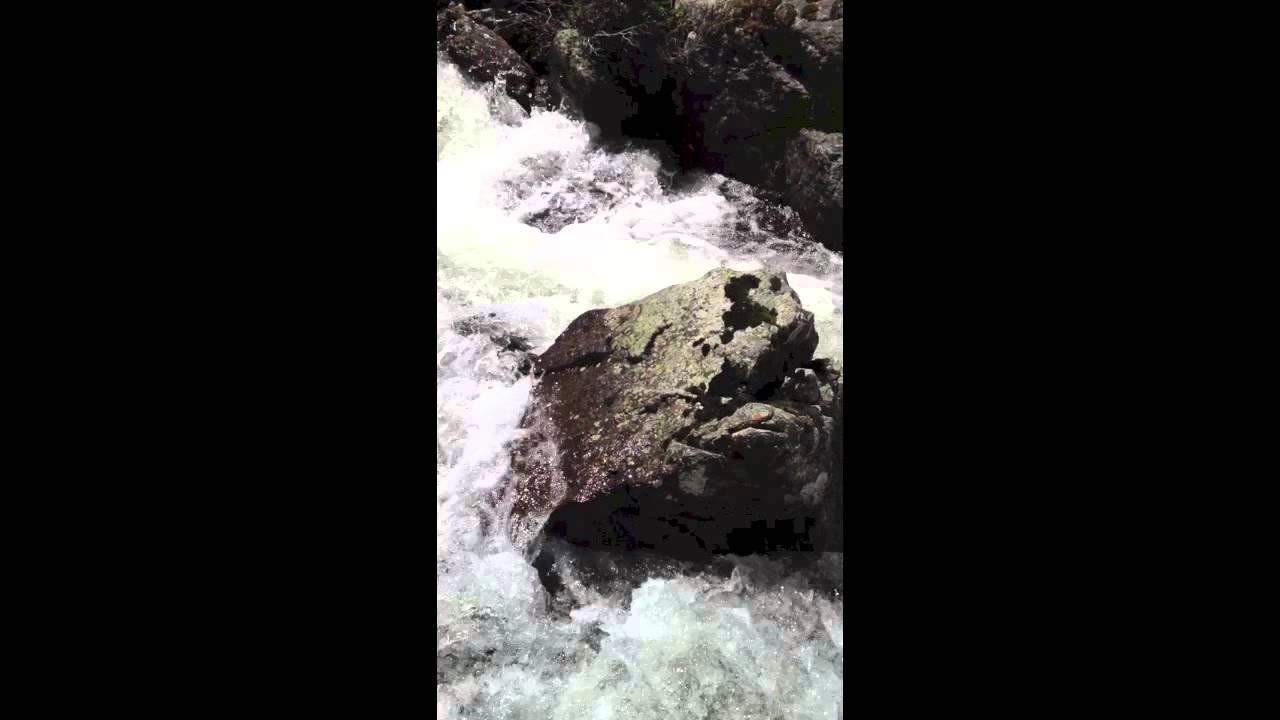 Frying Pan Lakes Waterfall in Colorado (HD Video) - YouTube