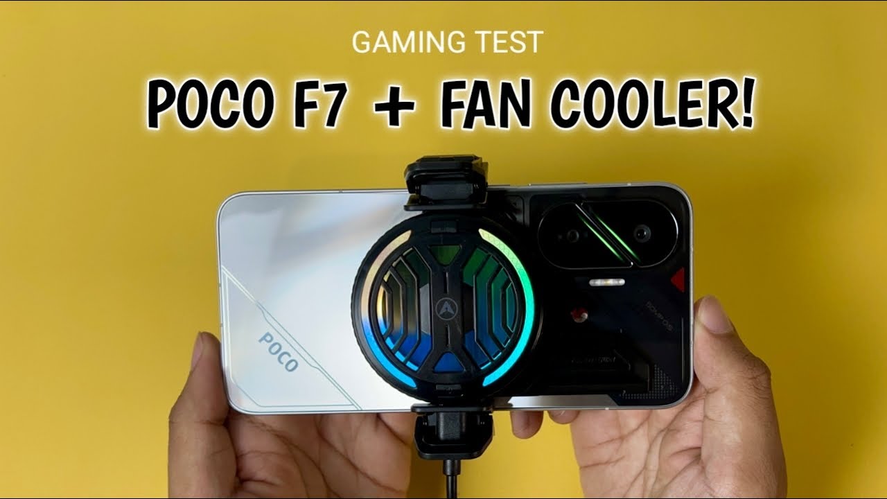 NGAPAIN BELI HP GAMING MAHAL? Gaming Test Poco F7 + Fan Cooler Piva B20 ...