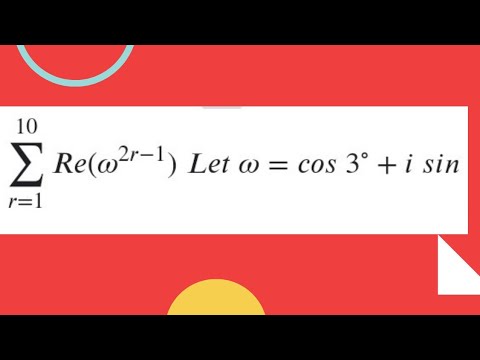 omega equal to cos3°+isin3° - YouTube