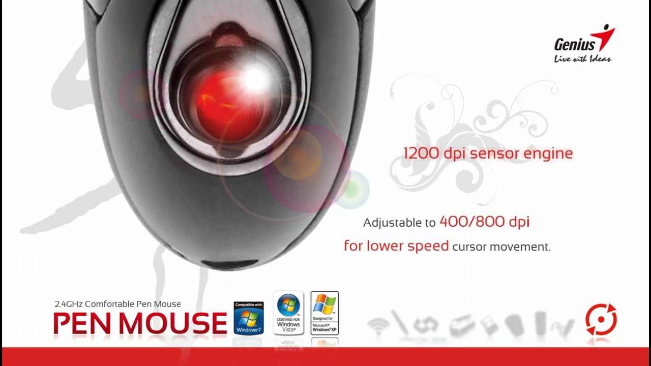 Genius Pen mouse - YouTube