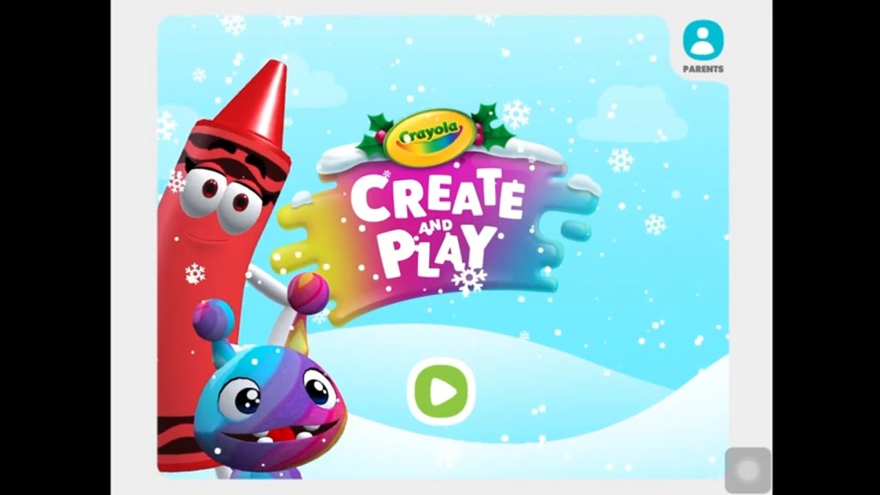 Crayola Create and Play - Color games + christmas themes - YouTube