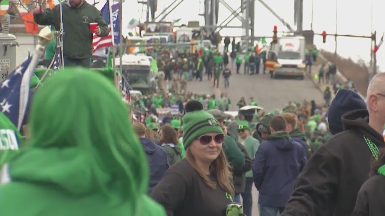 Old First Ward celebrates St. Patrick's Day - YouTube