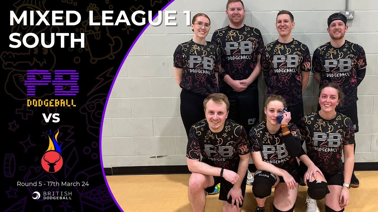 PB Dodgeball vs Surrey Fireballs | Mixed League 1 South | Round 5 17/03 ...