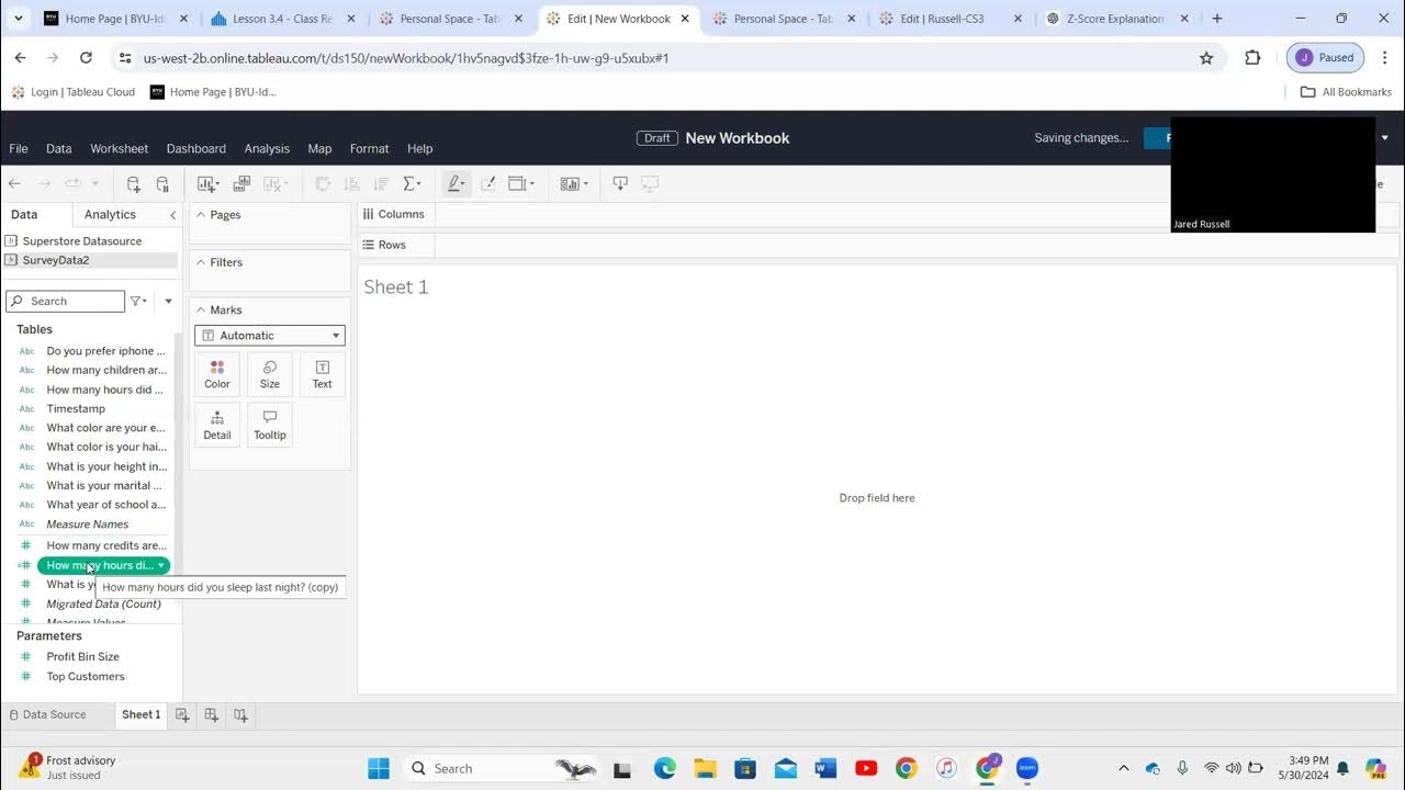 How to convert Dimensions to Measures in Tableau - YouTube