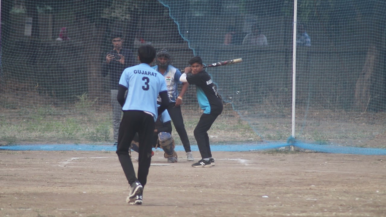 softball strike out #india #gujarat - YouTube