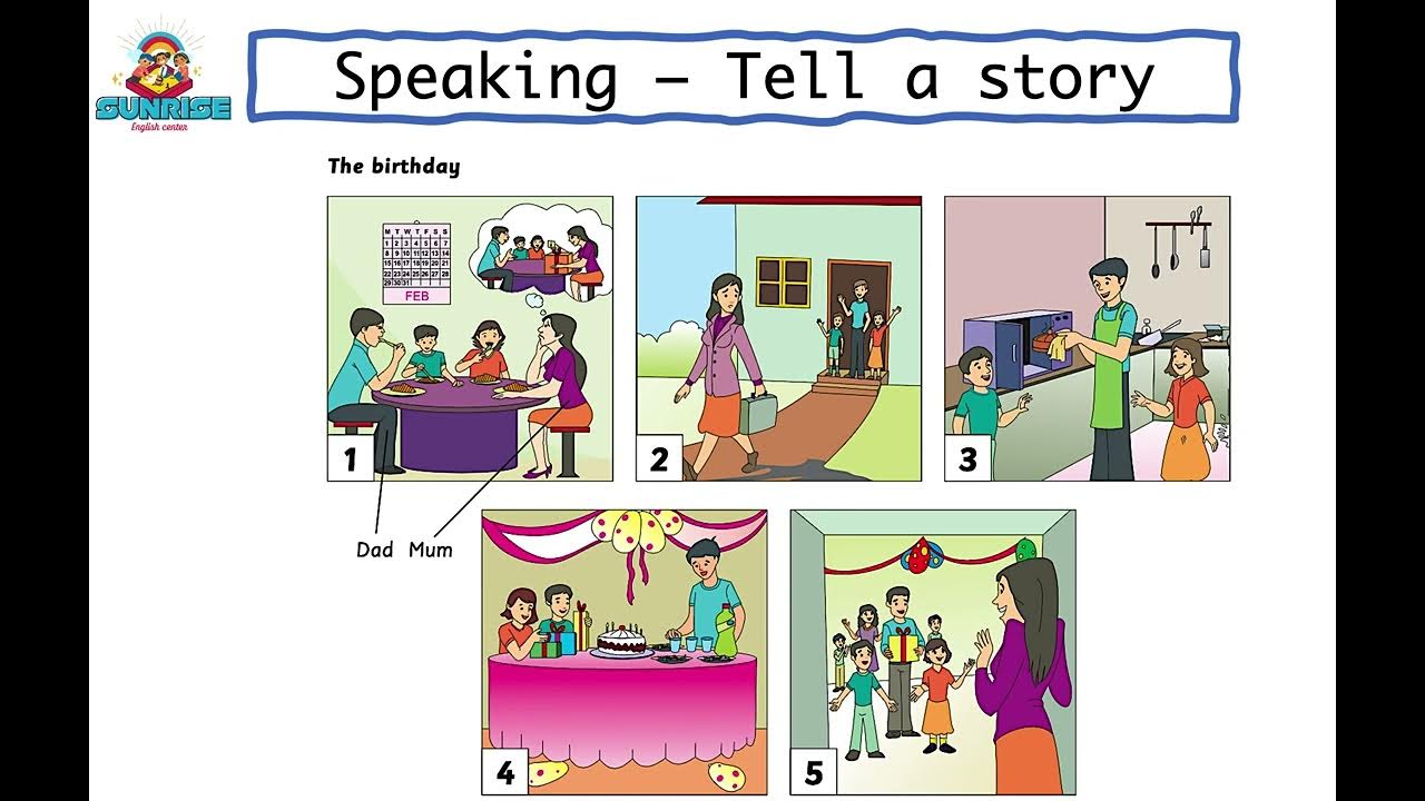 The Birthday - Tell a story - Speaking Flyers - YouTube