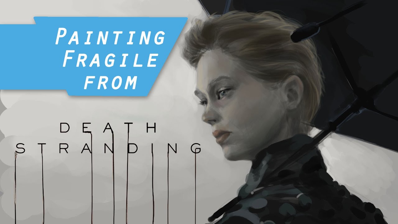 Drawing and Painting Fragile from Death Stranding - YouTube