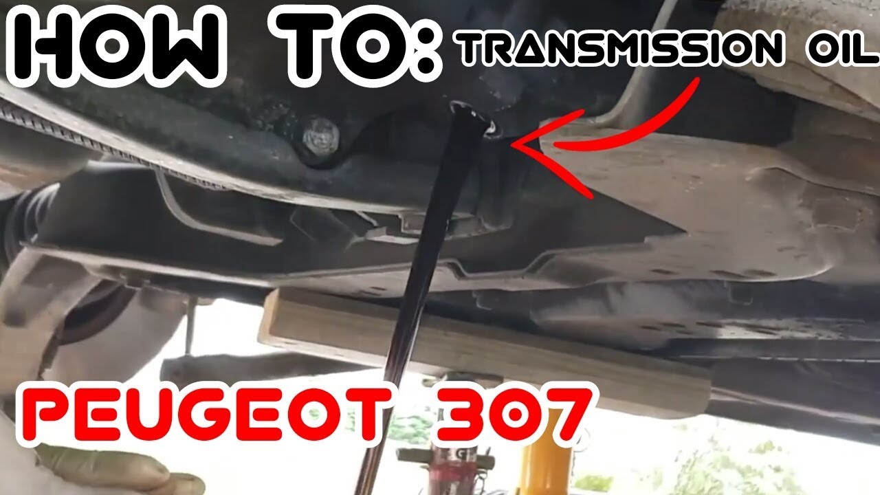Changing Transmission Oil/Gearbox Oil Peugeot 307. - YouTube