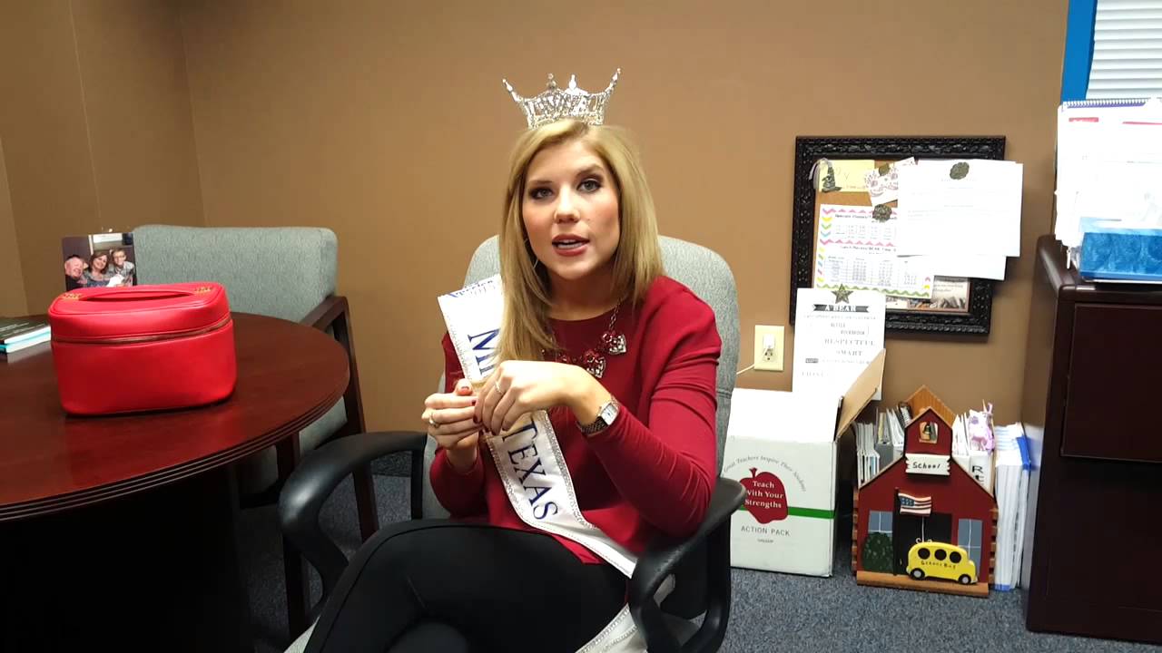 Miss Texas Shannon Sanderford gives talk at Rockbrook Elementary School ...