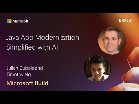 Java App Modernization Simplified with AI | BRK131